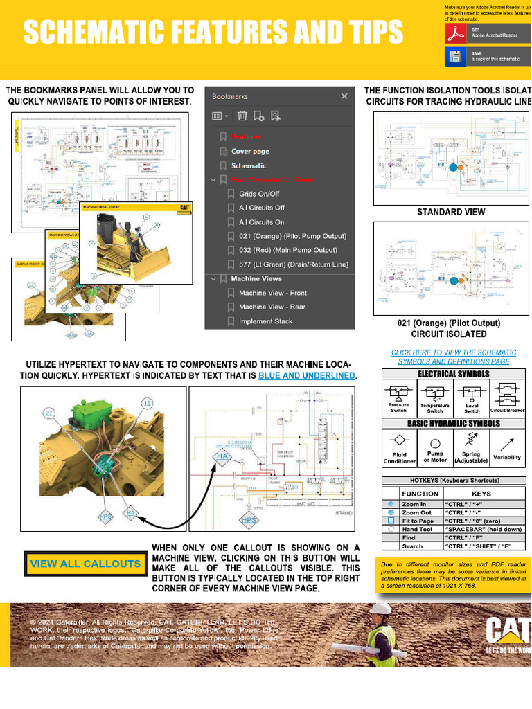 Plano Hidrulico Del 797F | PDF