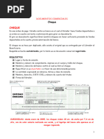 Tipos y Uso de Cheques en Chile | PDF | Cheque | Bancos