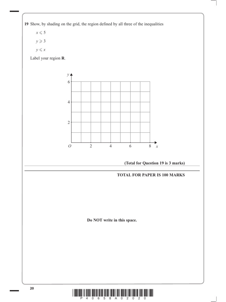 EDEXCEL Region | PDF | Mathematics | Mathematical Objects