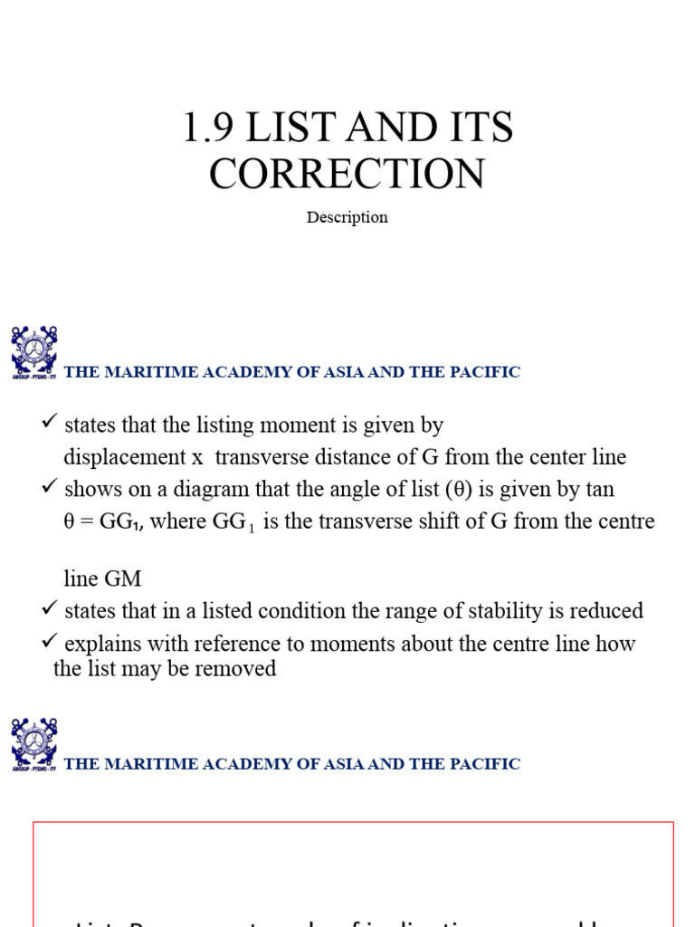 1.9 List and Its Correction | PDF | Shipping