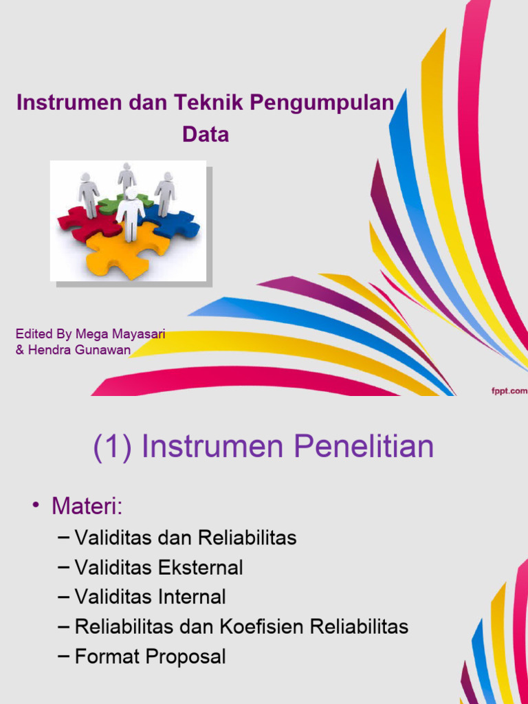 Instrumen dan Teknik Pengumpulan Data | PDF