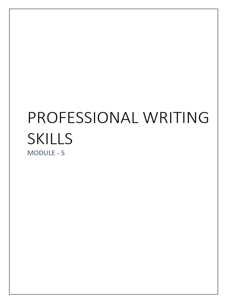 Module 5 Student Notes | PDF | Communication | Nonverbal Communication
