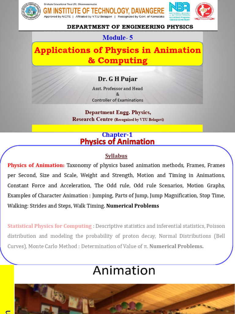 5-Module - Chpter 1 - Physics of Animation - by GHP | PDF | Force | Acceleration