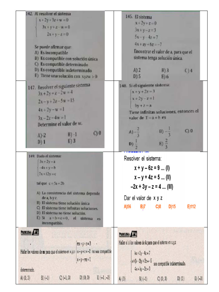 Probl Resul Lineales | PDF