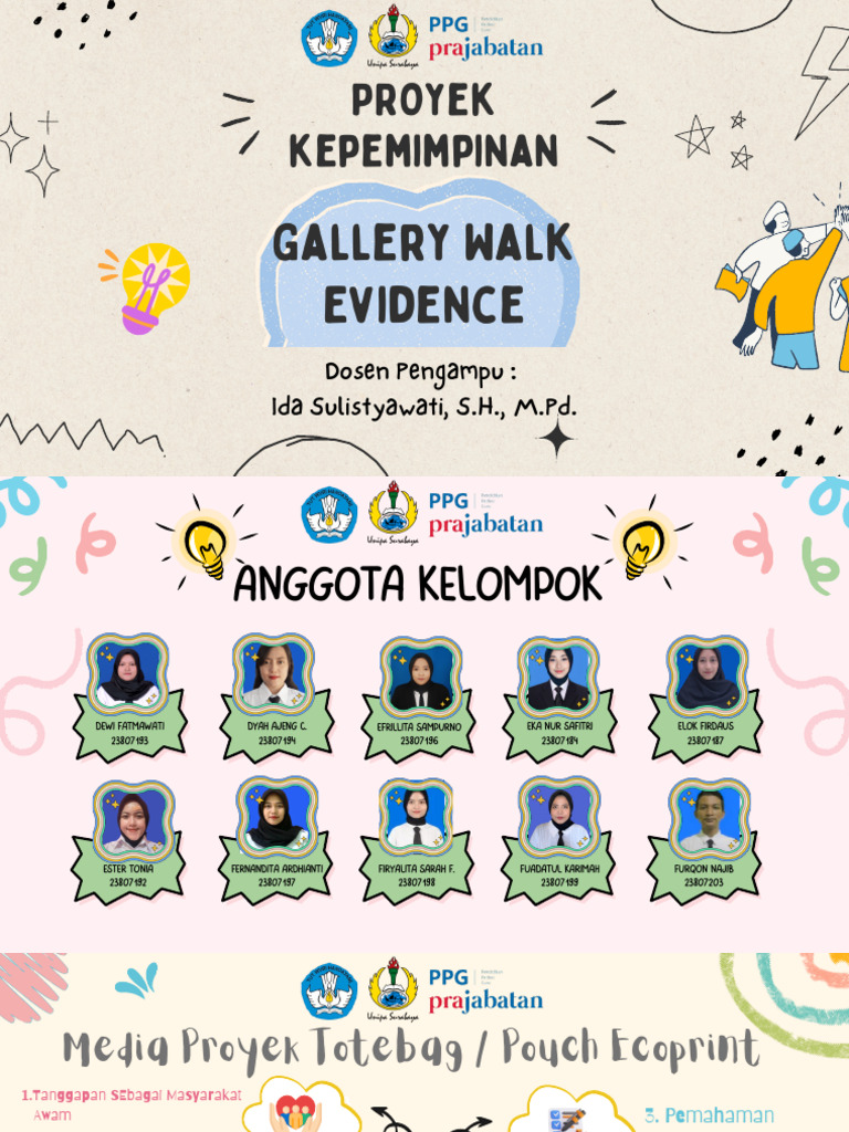 Bab II Tugas 5.2 - Gallery Walk Evidence (Tugas Kelompok) | PDF | Seni