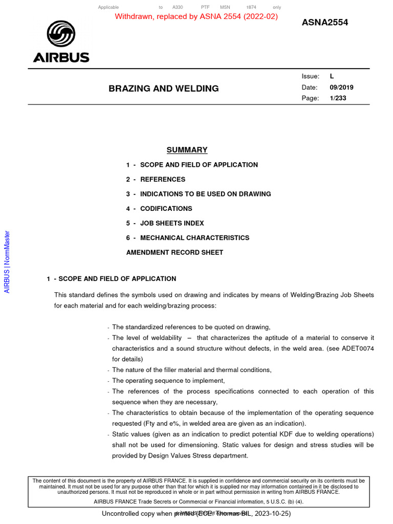 Asna 2554 2019-09 L | PDF | Welding | Construction