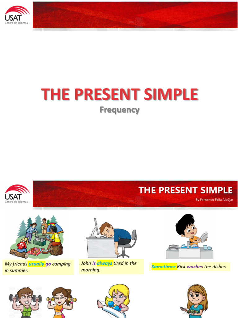Present Simple Frequency | PDF | Syntax | Language Mechanics