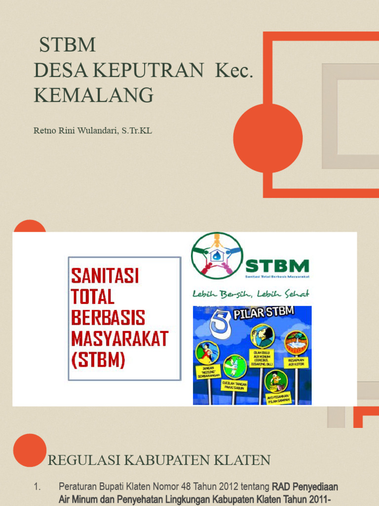 Paparan Percepatan STBM Kecamatan | PDF