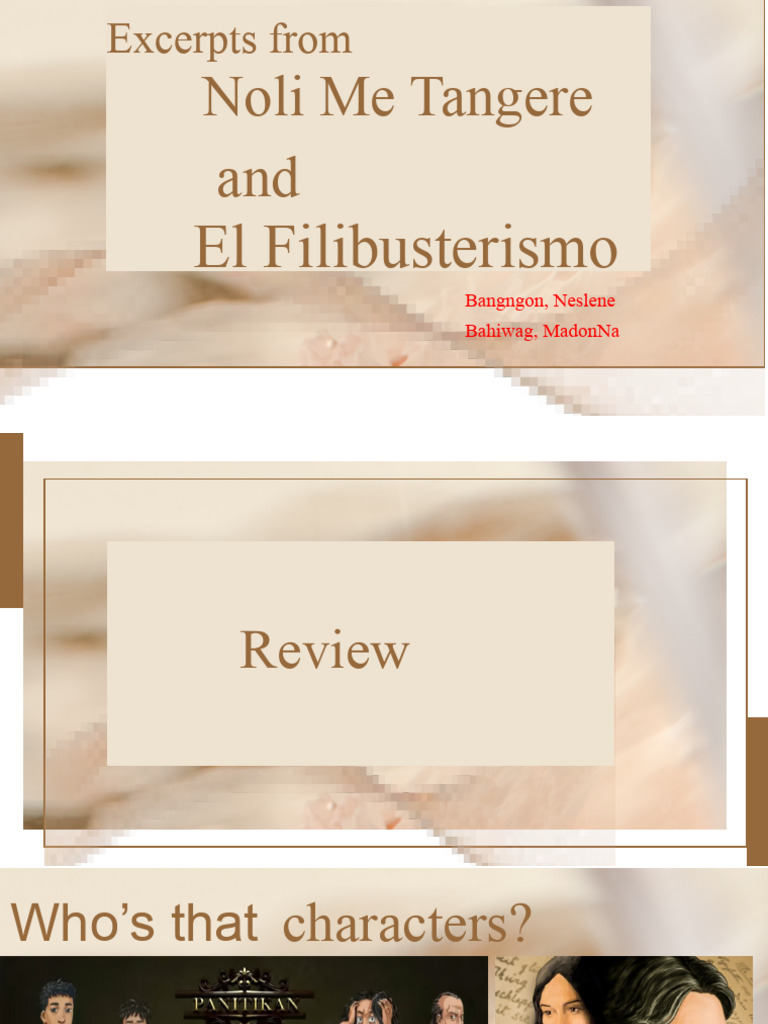 Presentation1 RIZAL NOVELS FINAL RT | PDF