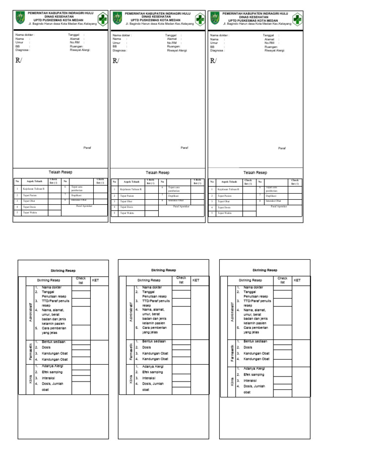 Format Resep Baru | PDF
