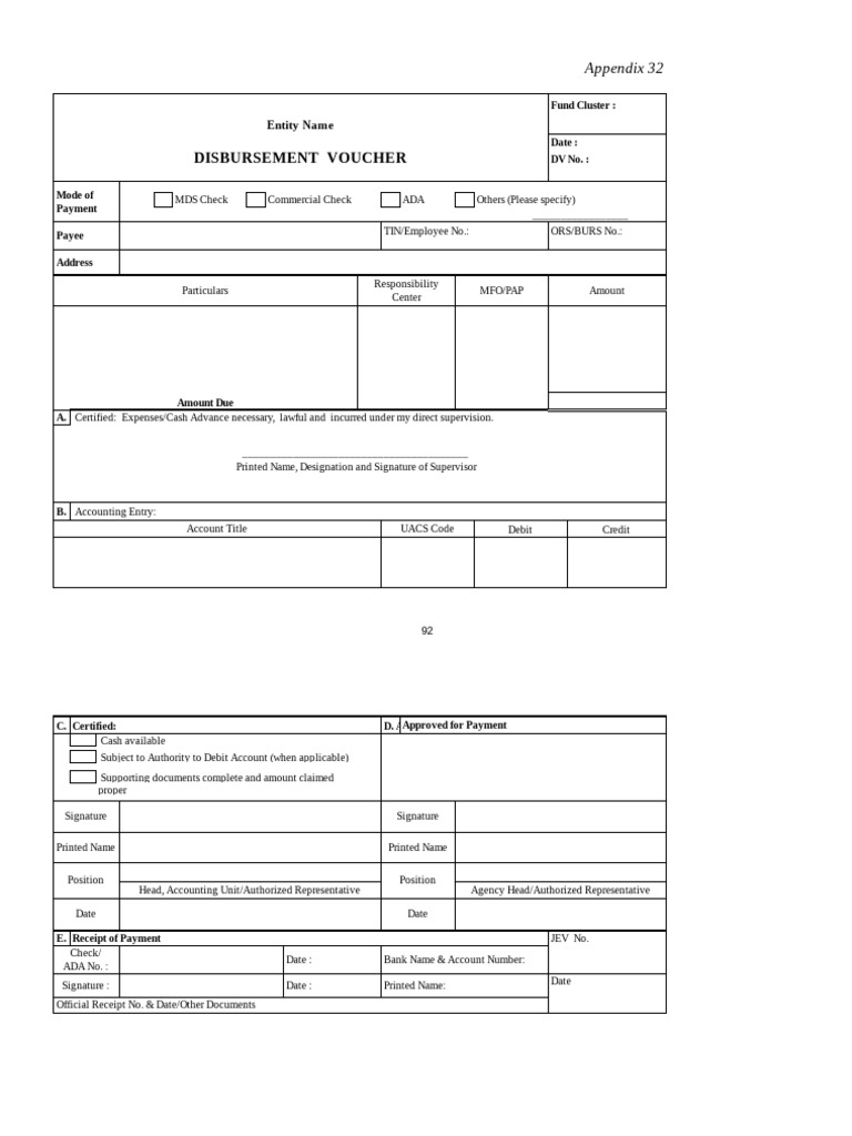 Appendix 32 - DV - Google Sheets | PDF | Cheque | Payments