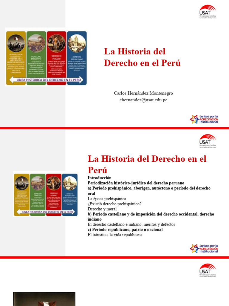 Sesión 3 - La Historia Del Derecho en El Perú | PDF | Perú | Imperio Inca