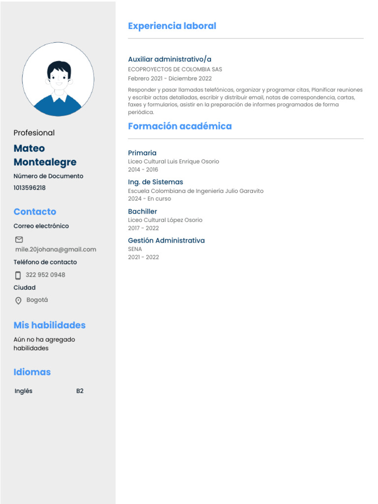 Curriculum Vitae | PDF | Crecimiento personal y profesional