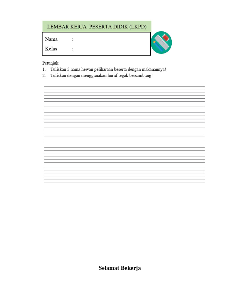 LKPD Bu Desi | PDF
