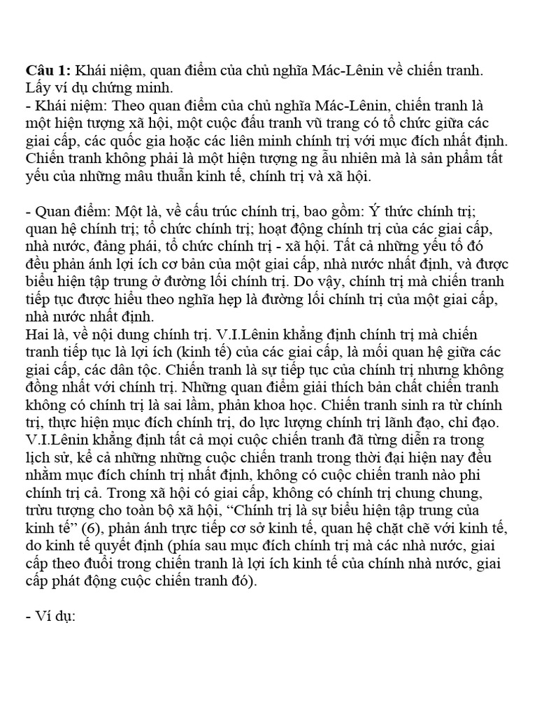 N I Dung Ôn Thi HP1 CT | PDF