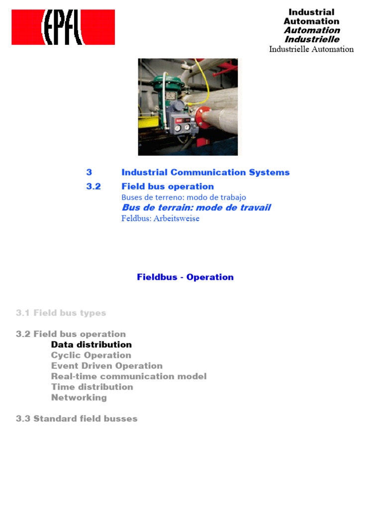 Field Bus Operation in Industrial Automation | PDF | Programmable Logic ...