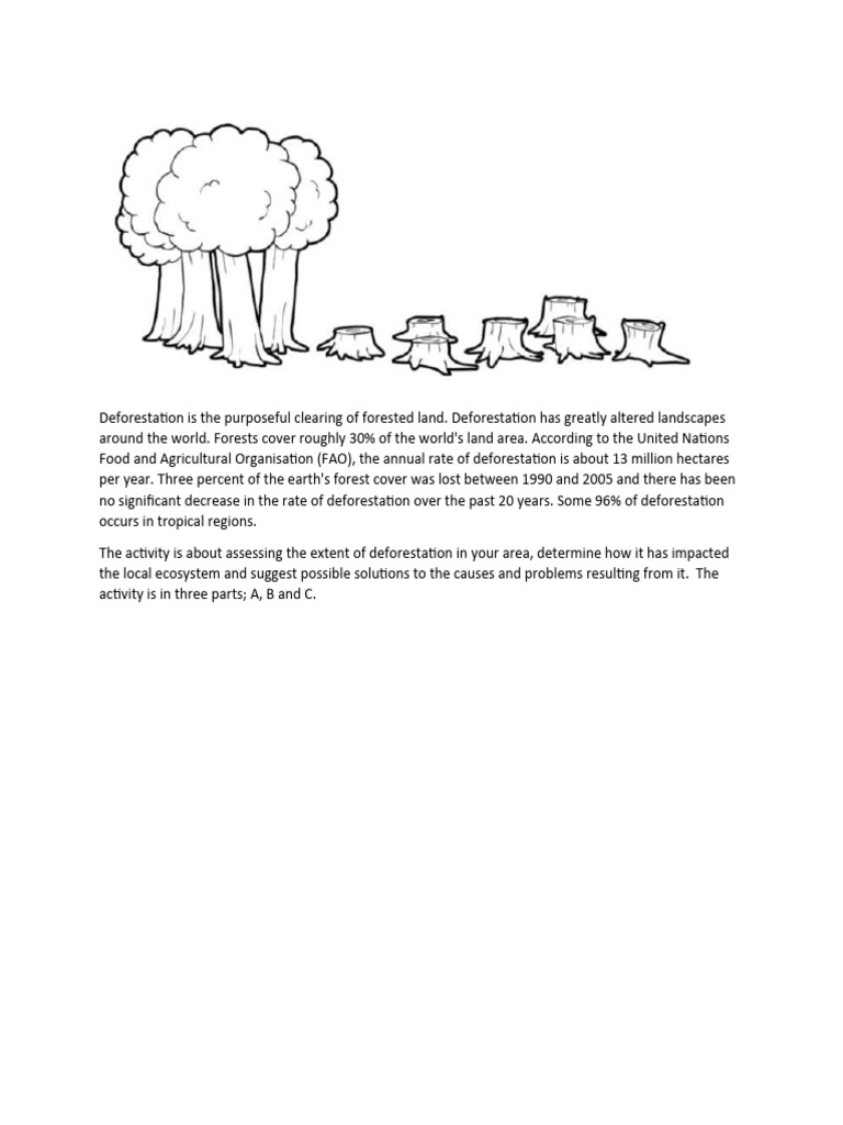 Form 4 Combined Science Cala Component D. | PDF | Deforestation | Forests