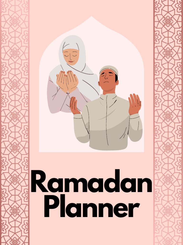 Ramadan Planner and Reflection Guide | PDF | Semitic Words And Phrases ...