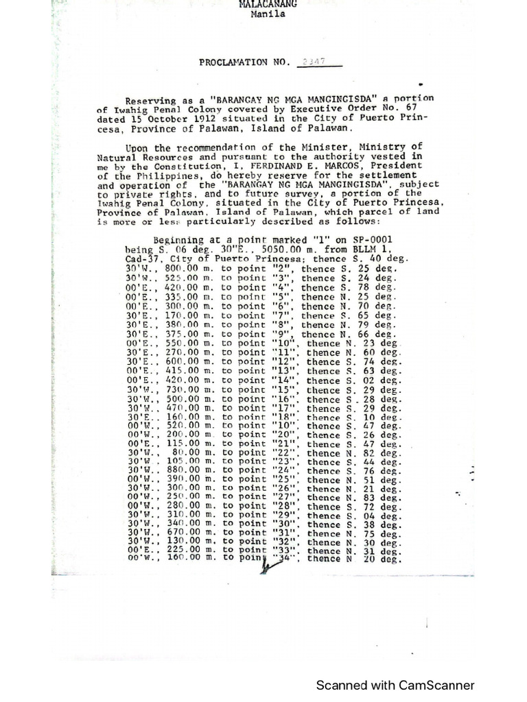 7 Proclamation No. 2347 S of 1984 | PDF