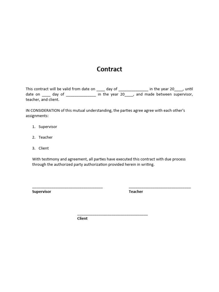 Contract 2 | PDF