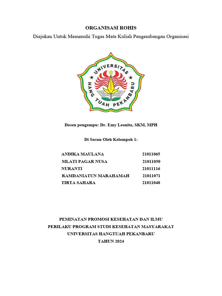 Organisasi Rohis | PDF