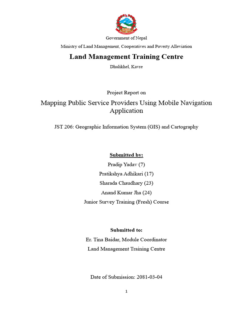 Mapping Public Service Providers Using Mobile Navigation Application ...