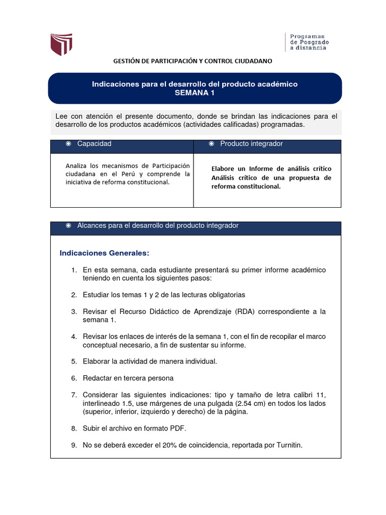 Indicaciones GPCC S1 Ipi | PDF