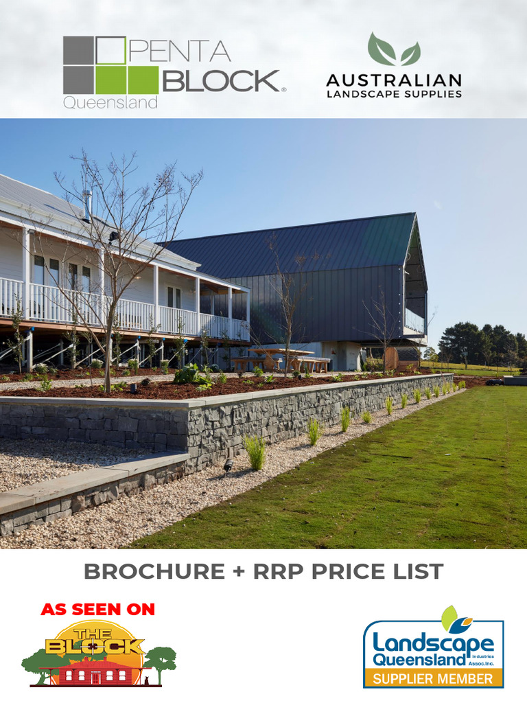 PentaBlock QLD Brochure RRP 1.241 | PDF | Masonry | Building
