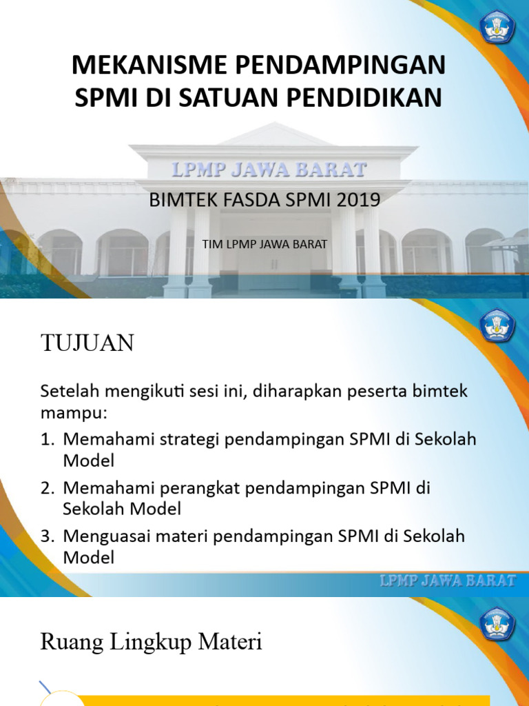 Mekanisme Pendampingan SPMI 2019 | PDF