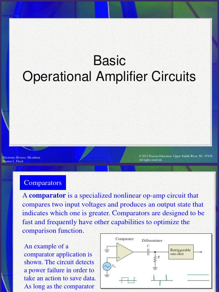 The Operational Amplifier 2 | PDF | Operational Amplifier | Amplifier