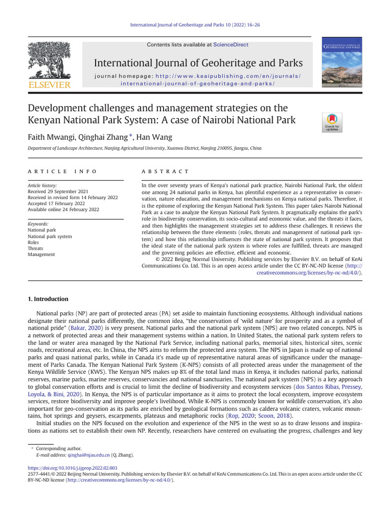 Development Challenges and Management Strategies On - 2022 ...