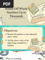 Decimals 1 Rounding Estimation | PDF | Rounding | Numbers