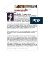 Ana Lydia Vega: Vida y Obra | PDF