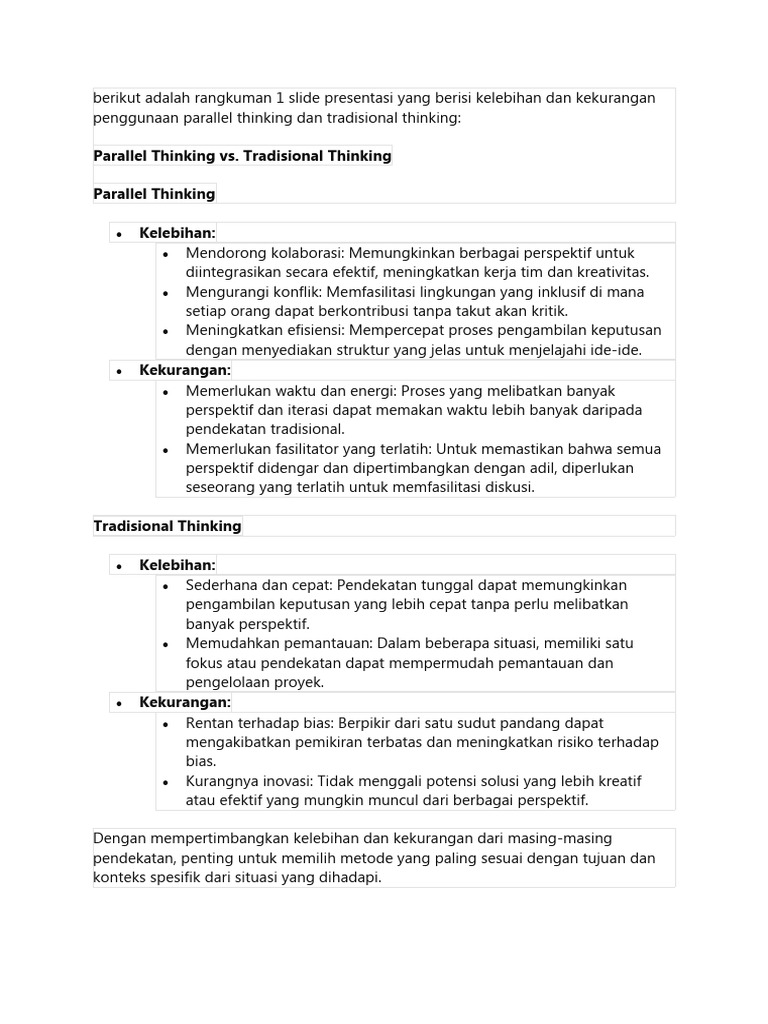 Berikut Adalah Rangkuman 1 Slide Presentasi Yang Berisi Kelebihan Dan Kekurangan Penggunaan ...