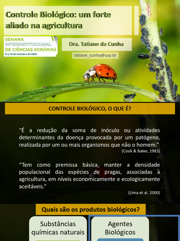 Controle Biologico - Um Forte Aliado Na Agricultura | PDF | Parasitismo ...