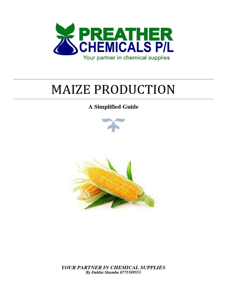Maize Simplified Guide | PDF | Fertilizer | Herbicide