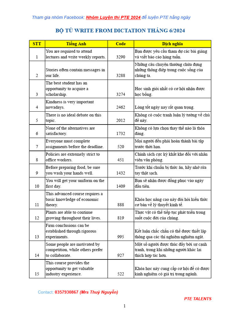 B T WFD Tháng 6 - 2024 | PDF