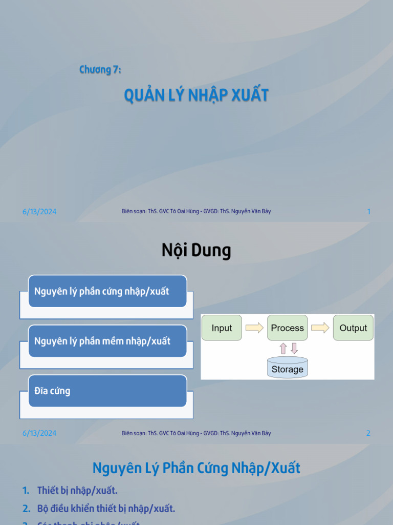 Chapter7 QuanLyNhapXuat | PDF