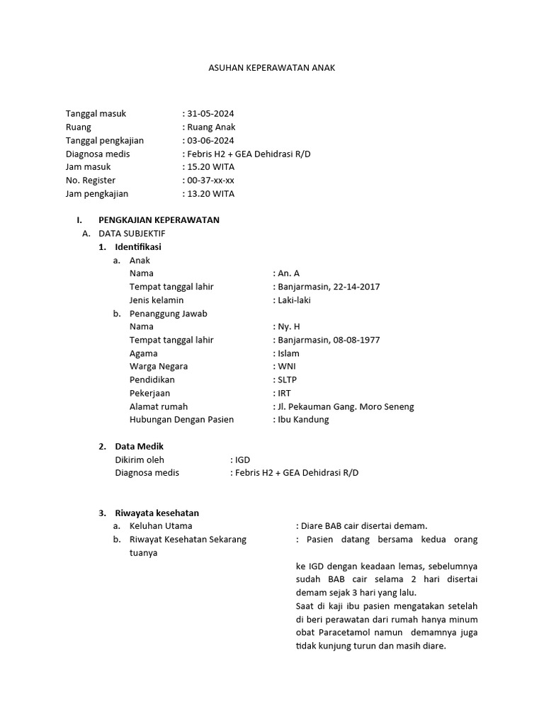 Askep Anak Minggu 1 Aina | PDF