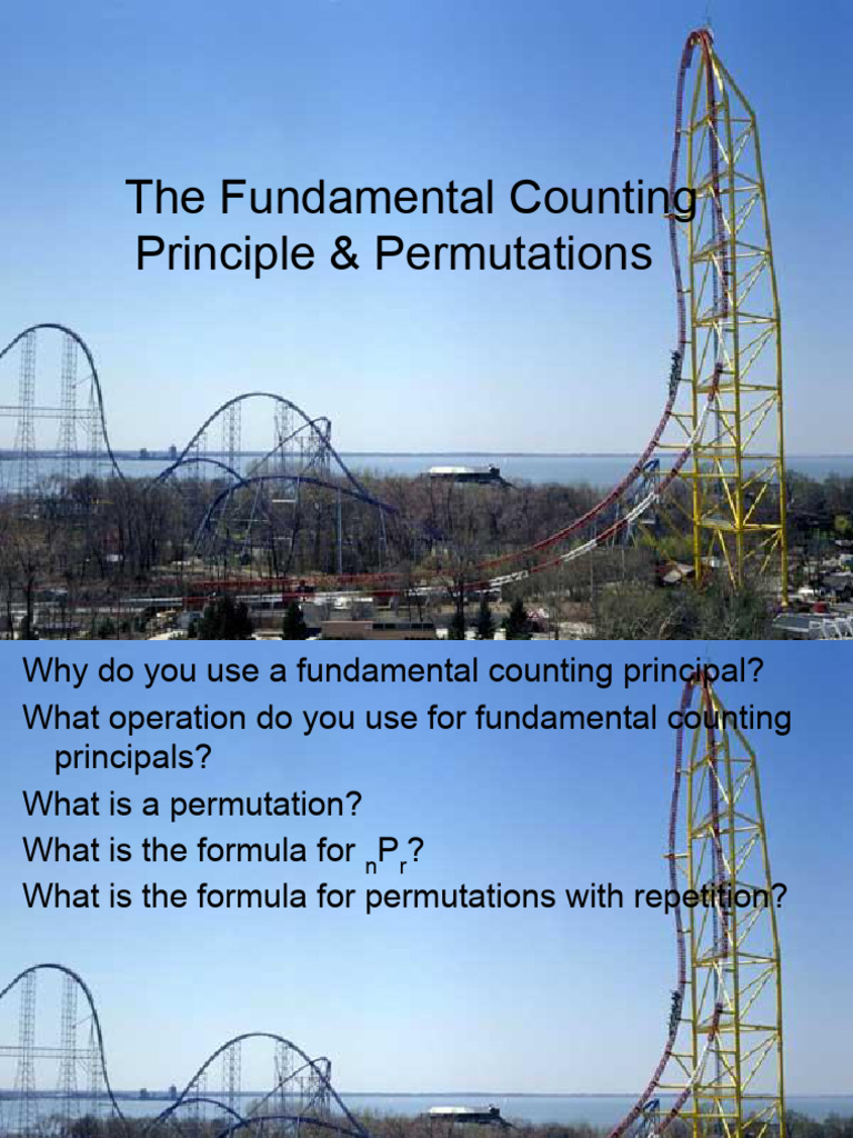 Counting Principles and Permutations Guide | PDF | Sandwich | Cuisine
