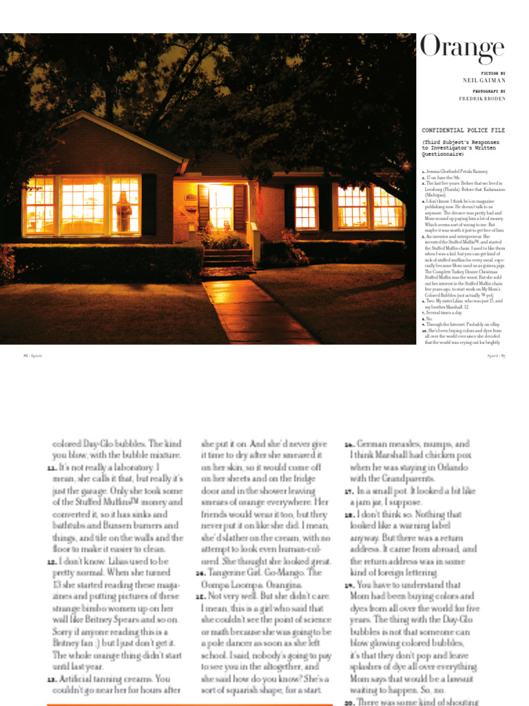 Orange Spirit Web | PDF