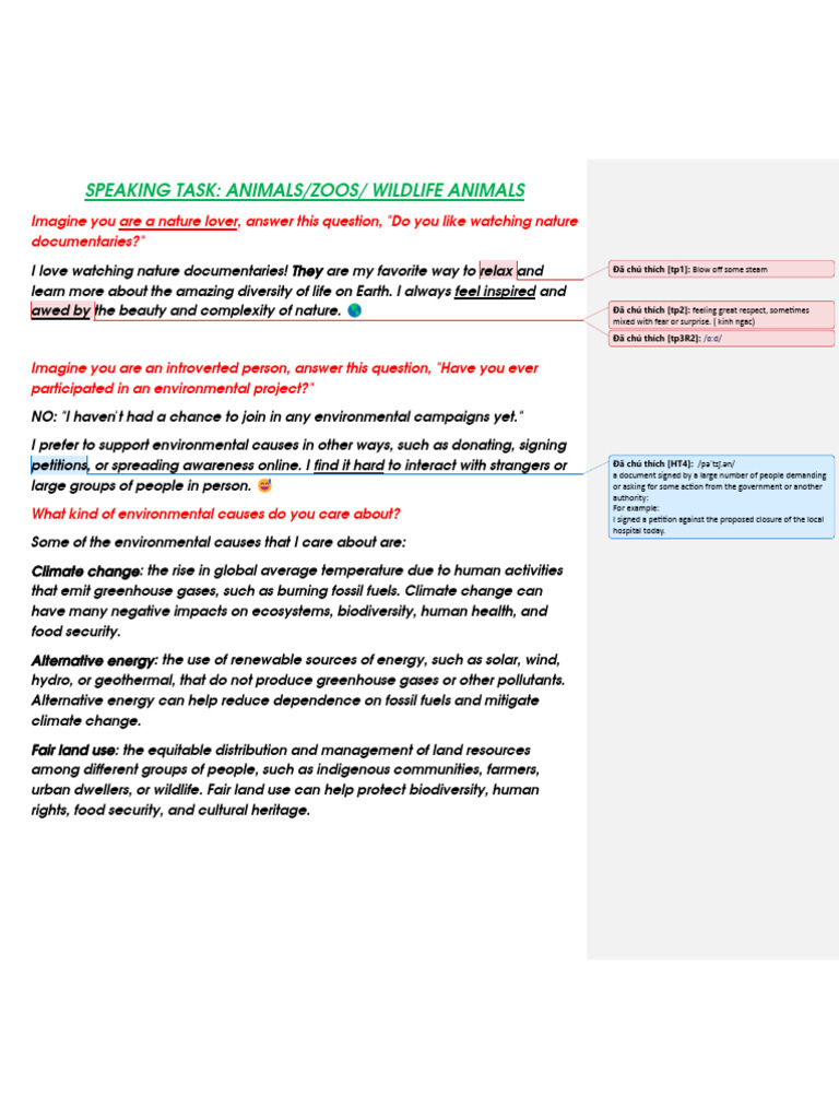 Speaking - Animals | PDF | Wildlife | Rodent