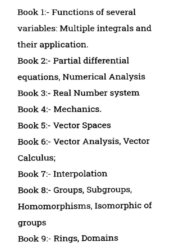 Comprehensive Math and Mechanics Topics | PDF