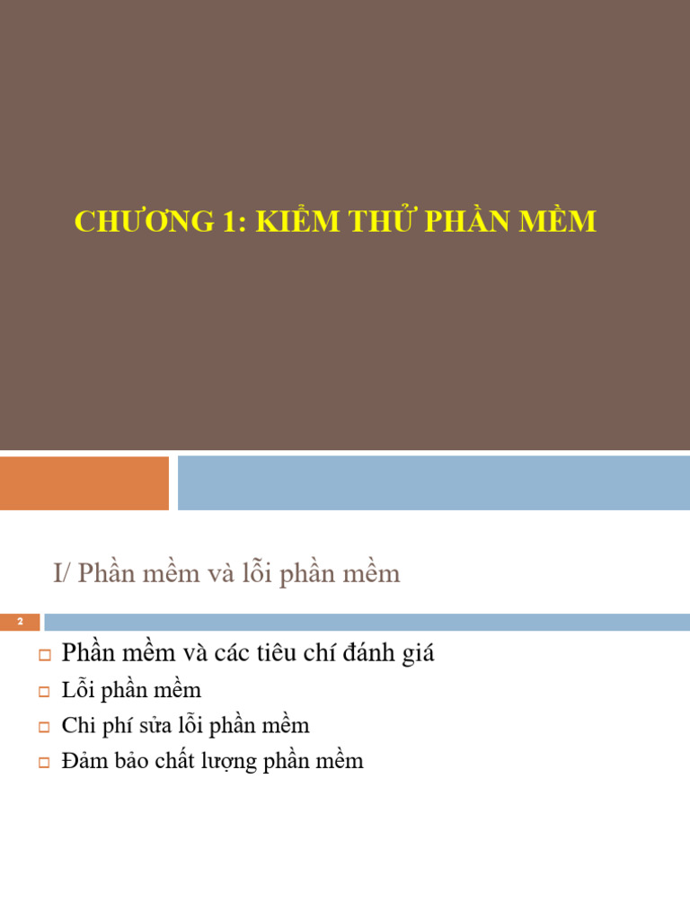 Chương 1.1 - Tổng quan về KTPM | PDF