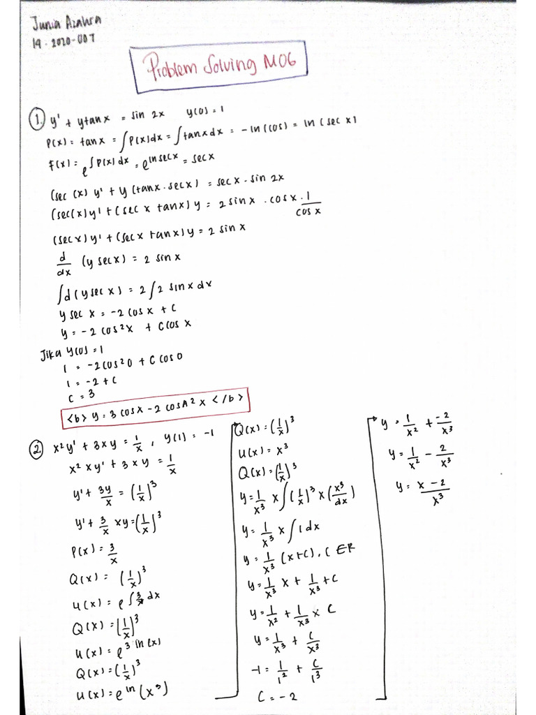 Problem Solving M06 | PDF