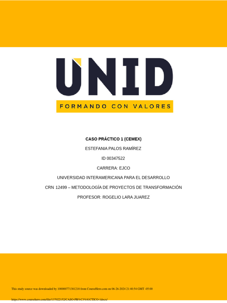Caso PR Ctico 1 | PDF | Marketing | Economias