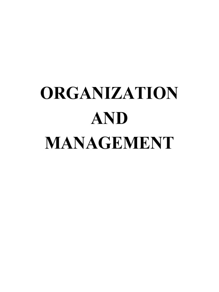 Org Man Summary Pdf Forecasting Scenario Planning