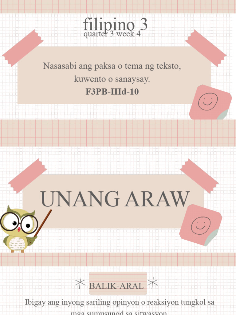 Filipino3 Q3 W4 PPT | PDF