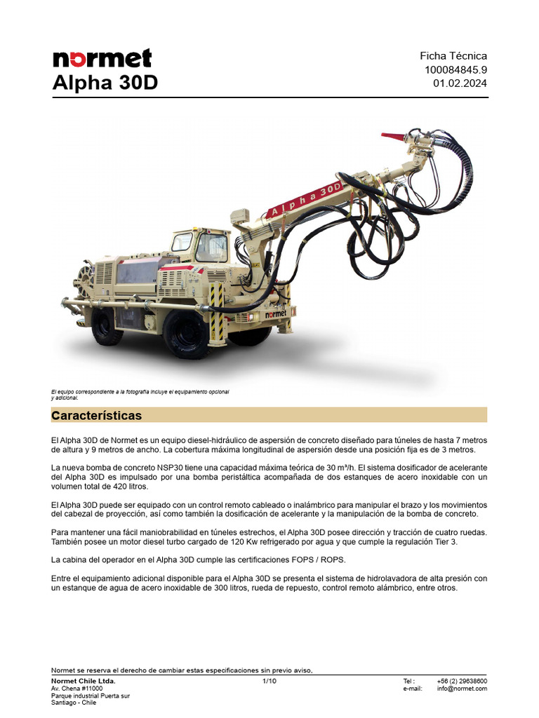 Alpha 30 D Stage III Technical Data Sheet Global ES | PDF | Bomba | Eje