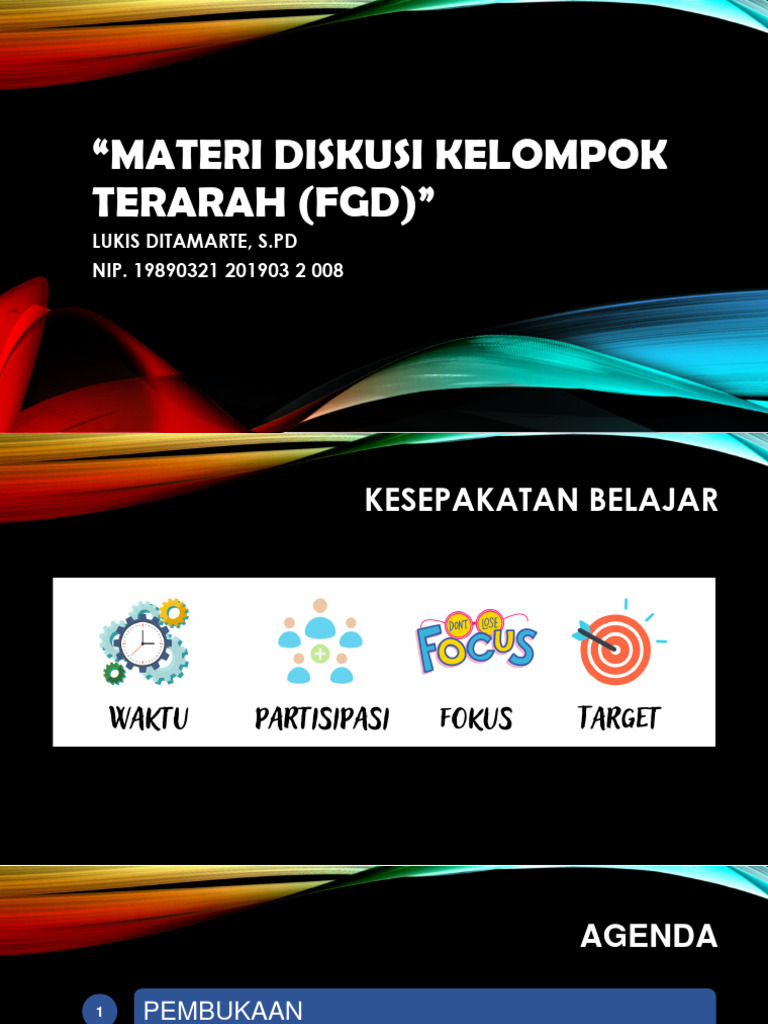Membuat Diskusi Kelompok Terarah (FGD) Terkait Kurikulum Merdeka | PDF